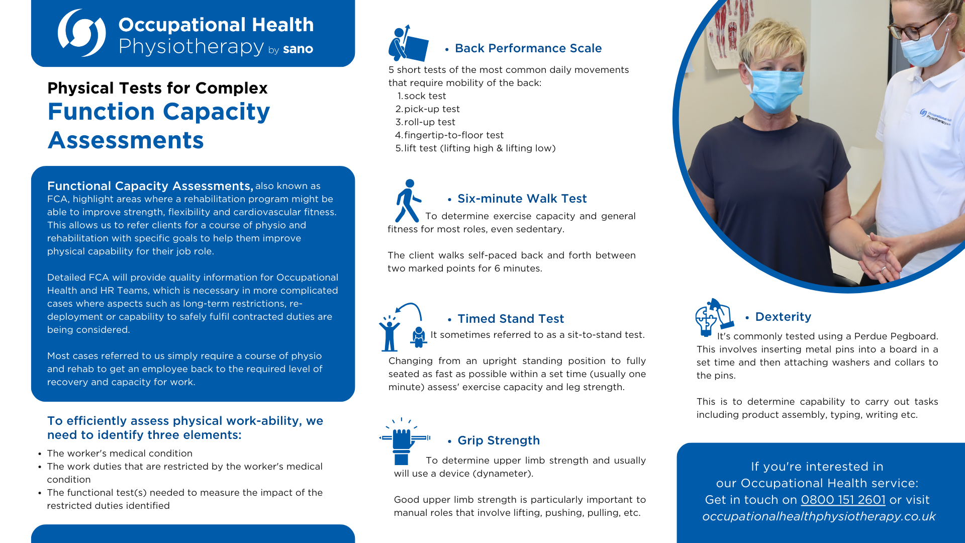 Functional Capacity Assessment | Sano Physiotherapy